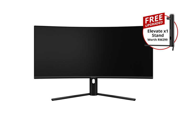 PRISM+ X340 PRO 180Hz - 34" 180Hz 1ms Ultrawide Curved Gaming Monitor ...